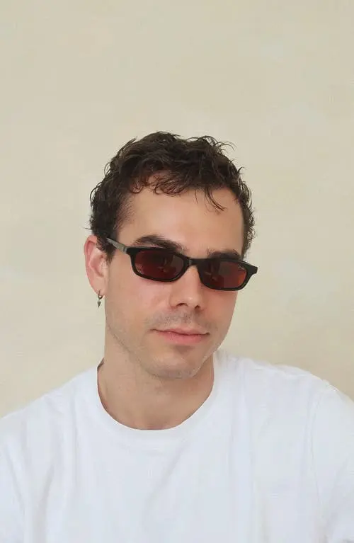 INDY Joey Square Polarized Sunglasses - Black