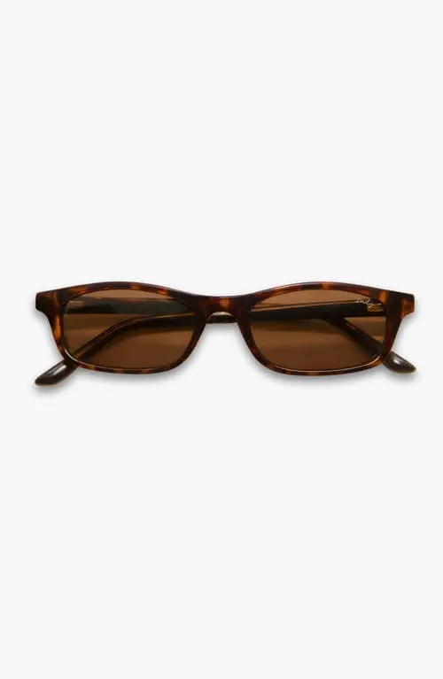 INDY Joey Square Polarized Sunglasses - Brown