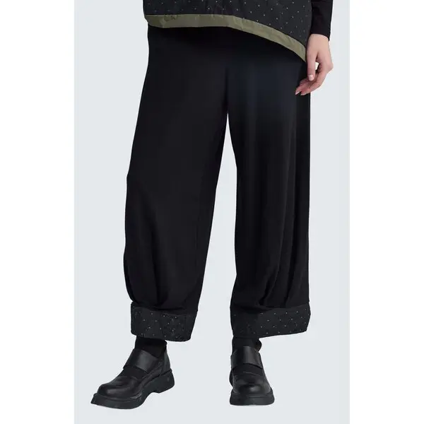 LUUKAA Cropped Wide-leg Pants