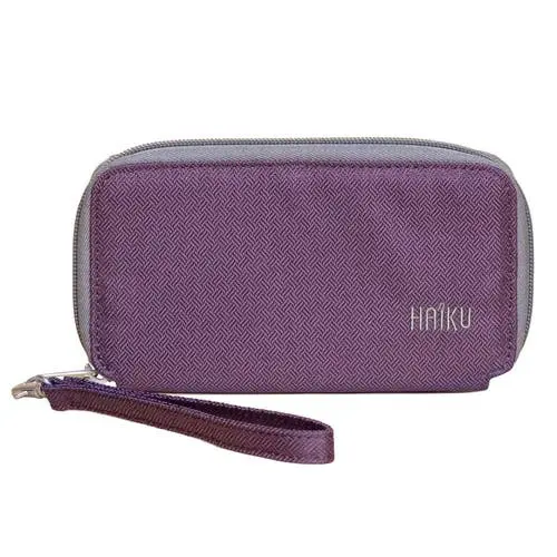 HAIKU Intrepid Rfid Blocking Wristlet - Blackberry