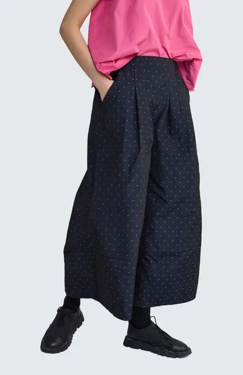 LUUKAA Nova Cropped Wide-leg Pants