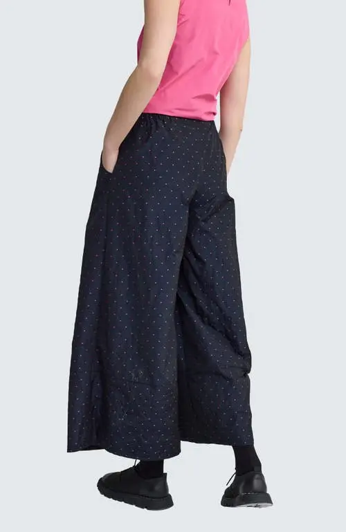 LUUKAA Nova Cropped Wide-leg Pants