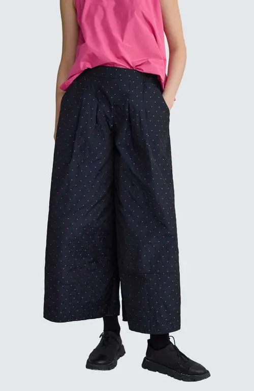 LUUKAA Nova Cropped Wide-leg Pants
