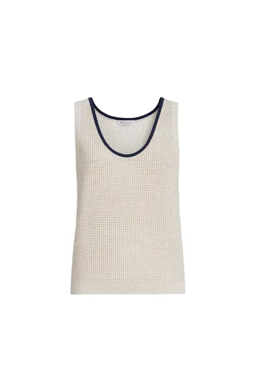 Brunello Cucinelli Net Knit Top