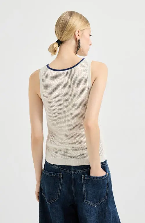Brunello Cucinelli Net Knit Top