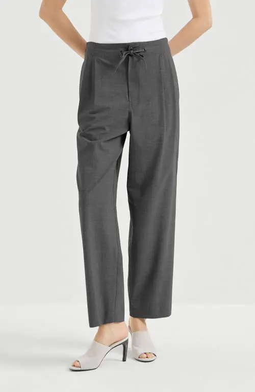 Brunello Cucinelli Tailored Track Trousers - Medium Grey