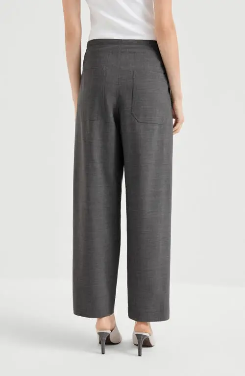 Brunello Cucinelli Tailored Track Trousers - Medium Grey