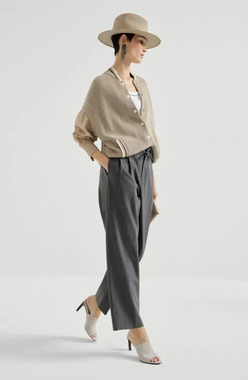 Brunello Cucinelli Tailored Track Trousers - Medium Grey