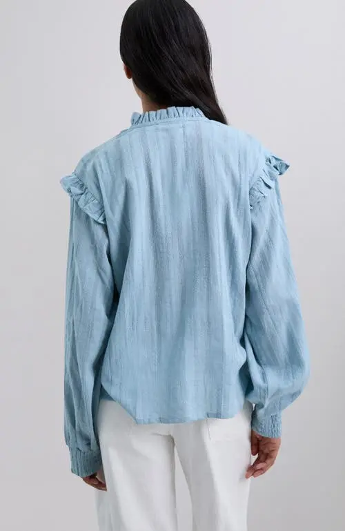 SCALPERS Ruffle Collared Shirt