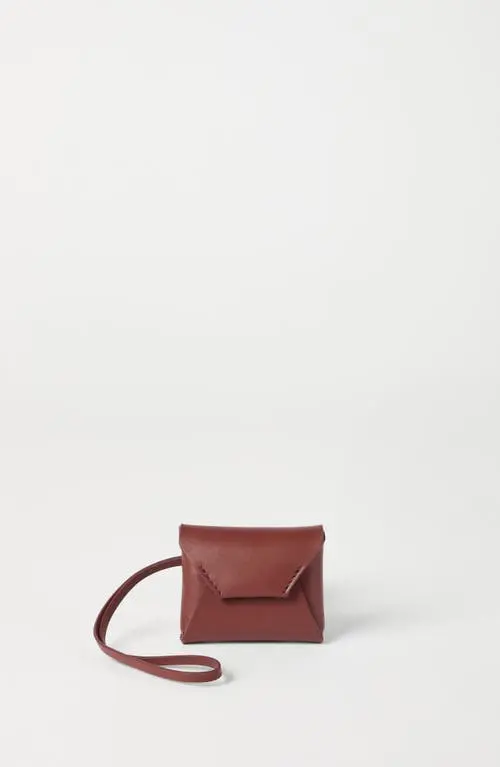 Brunello Cucinelli Calfskin Bag Charm - Red