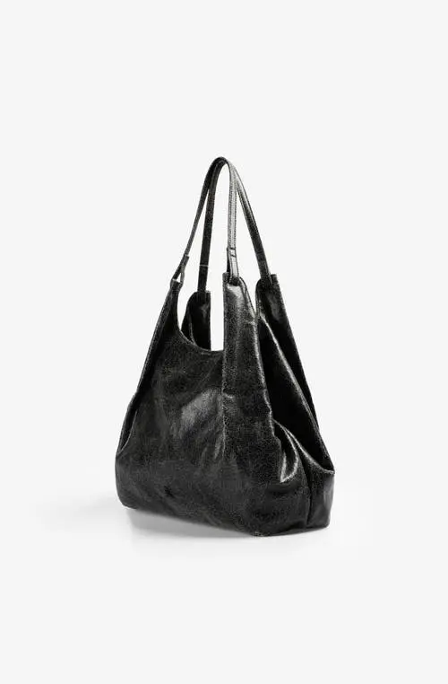 SCALPERS Metallic Shopper Bag