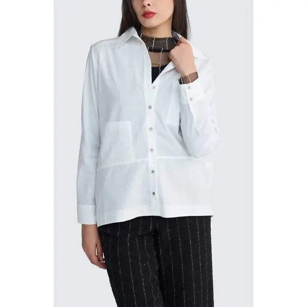 LUUKAA Balloon Poplin Shirt