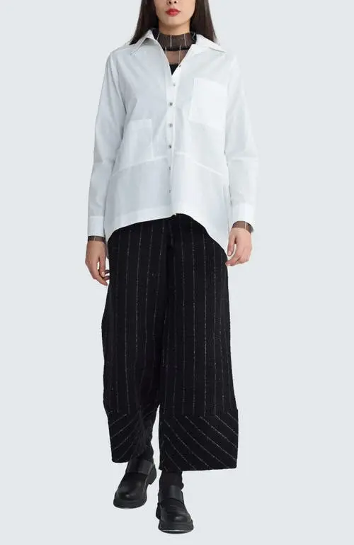 LUUKAA Balloon Poplin Shirt
