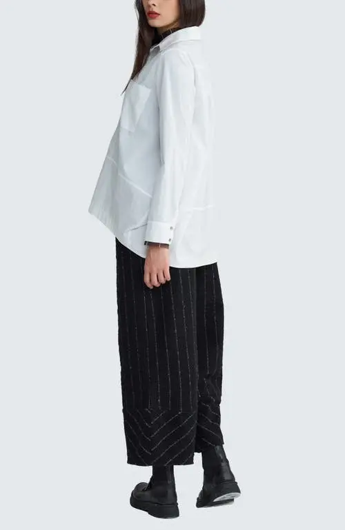 LUUKAA Balloon Poplin Shirt