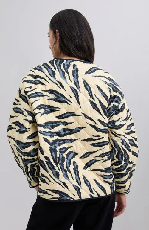 SCALPERS Gstaadprint Reversible Padded Jacket - Animalprint