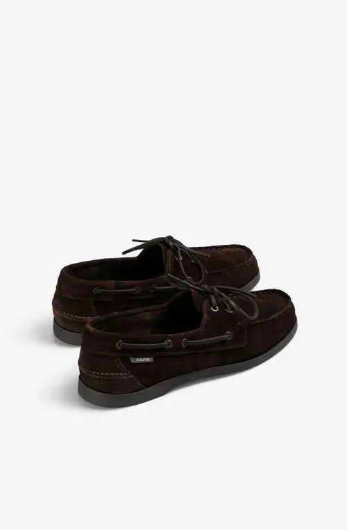 SCALPERS Leather Boat Shoes