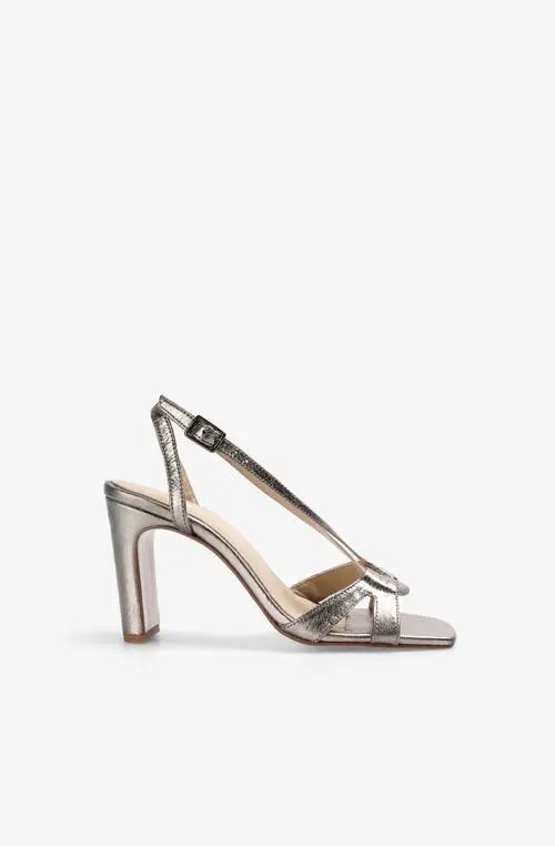 SCALPERS Metallic Heel Sandal