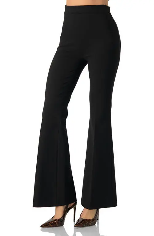 IVONNE Flared Trousers - Black