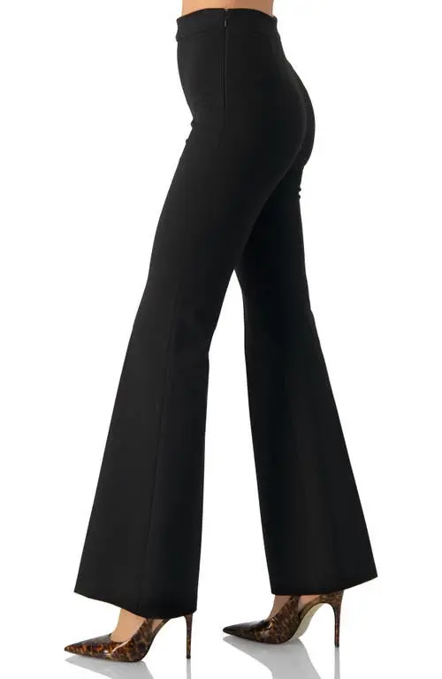 IVONNE Flared Trousers - Black