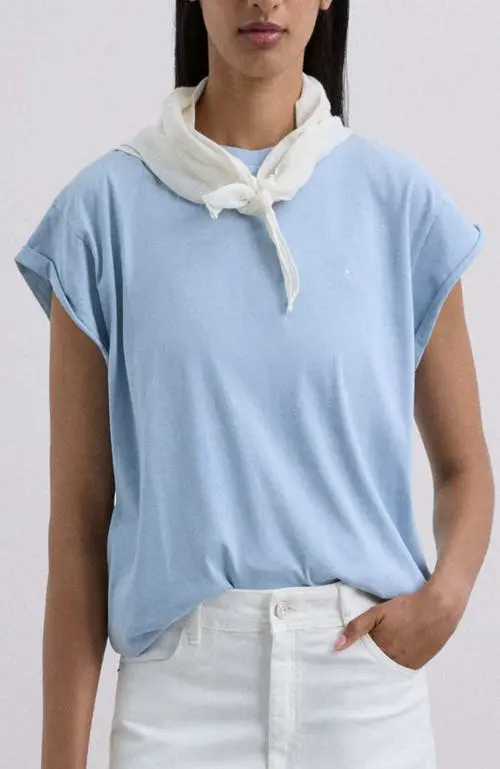 SCALPERS Plain Skull Tee - Water