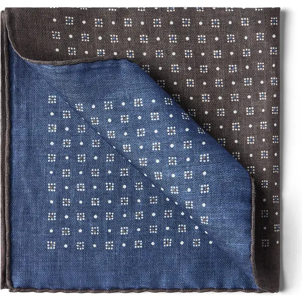 Brunello Cucinelli Pocket Square With Pattern - Hazelnut