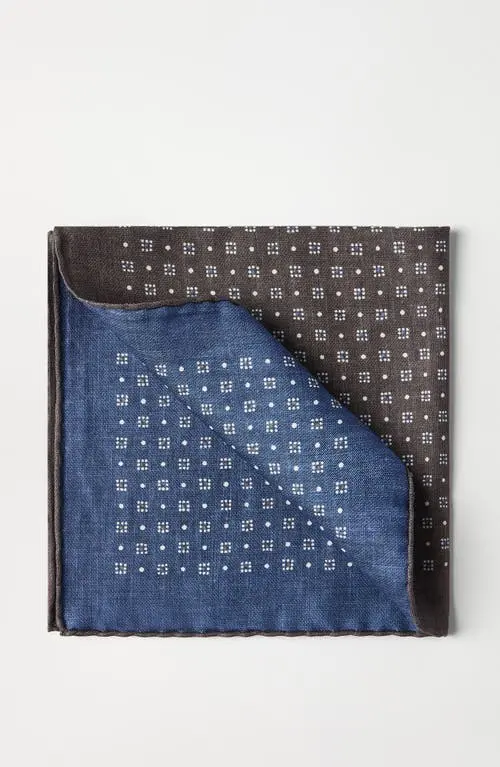 Brunello Cucinelli Pocket Square With Pattern - Hazelnut
