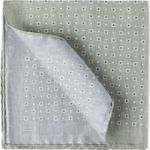 Brunello Cucinelli Pocket Square With Pattern - Khaki