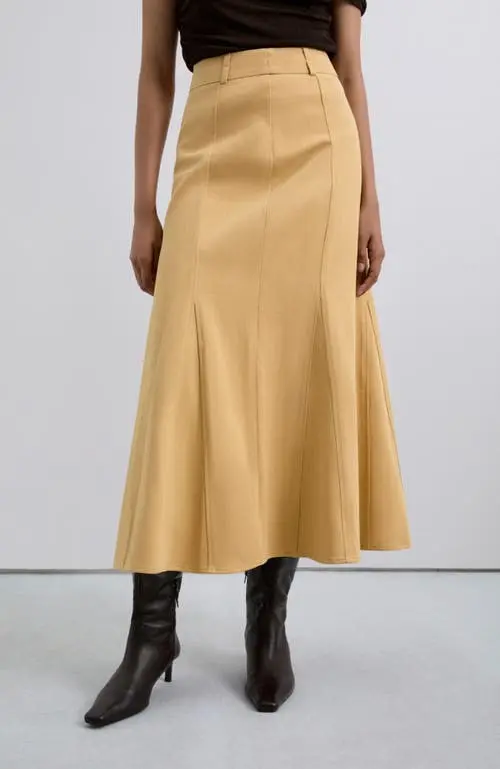 SCALPERS Mustill Skirt - Mustard