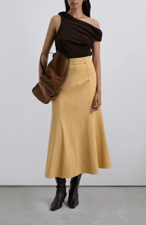 SCALPERS Mustill Skirt - Mustard