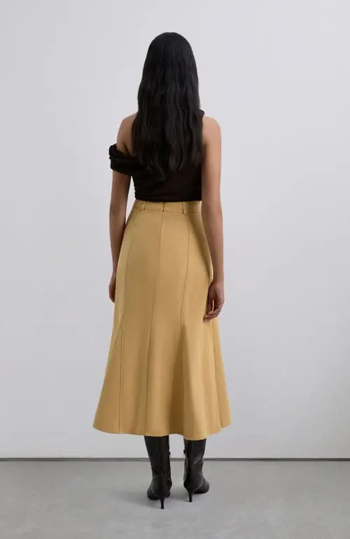 SCALPERS Mustill Skirt - Mustard
