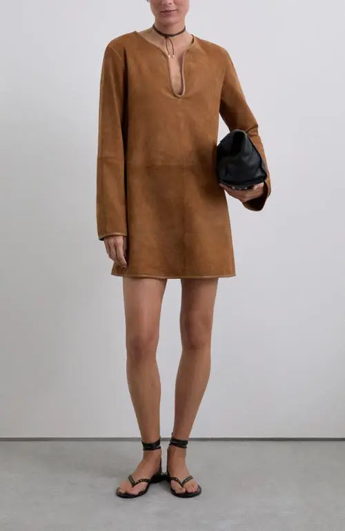 SCALPERS Suede Mini Dress
