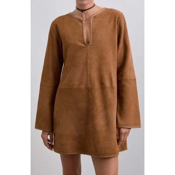 SCALPERS Suede Mini Dress