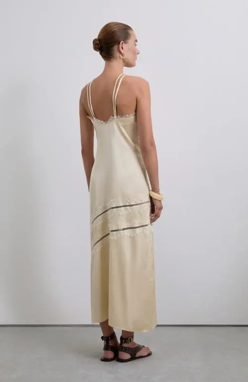 SCALPERS Lace Slip Midi Dress