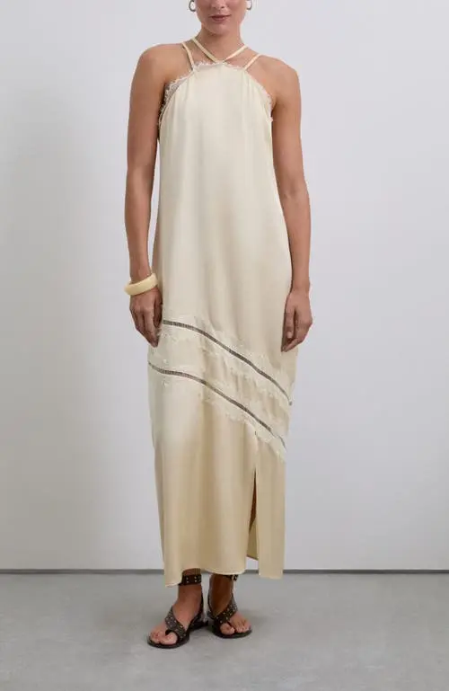 SCALPERS Laceslip Dress - Ecru