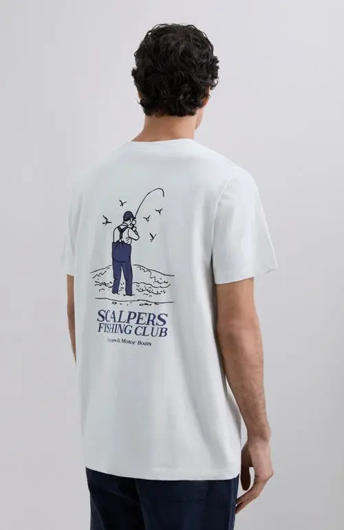 SCALPERS Fishing Tee - Lightgrey