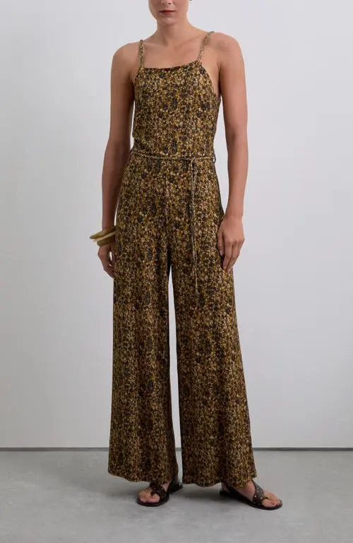 SCALPERS Fricajersey Jumpsuit - Brownmustard