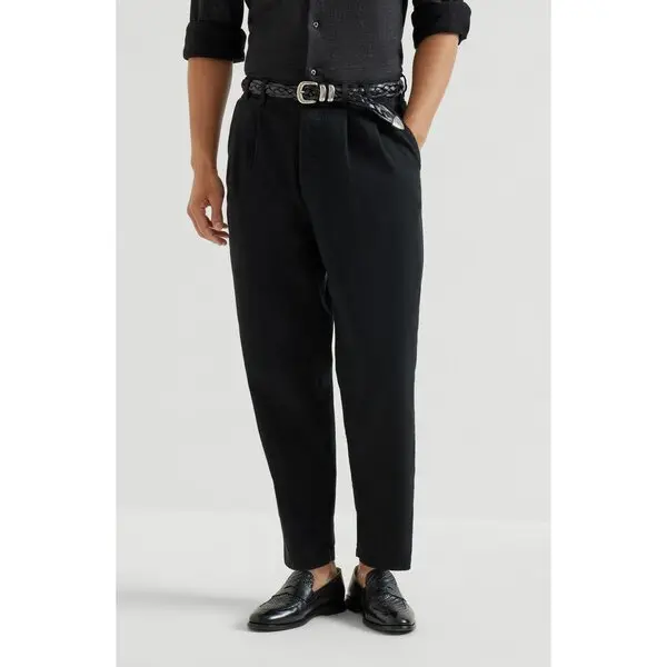 Brunello Cucinelli Lightweight Denim Trousers - Black