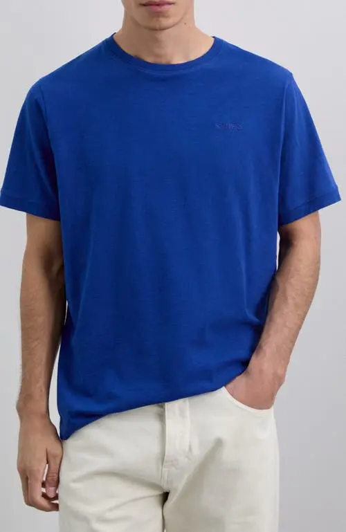 SCALPERS Slub Tee - Darkblue