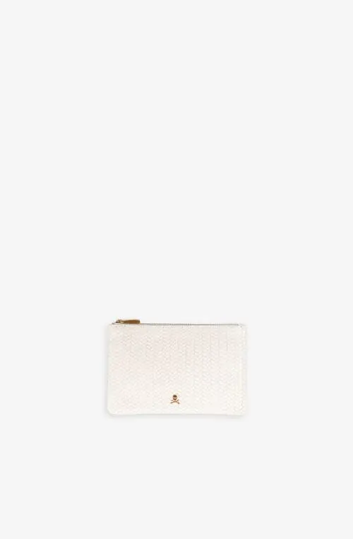 SCALPERS Linawoven Wallet - Offwhite