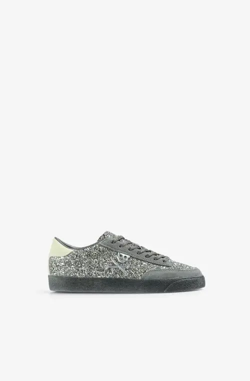 SCALPERS Suede And Glitter Sneakers