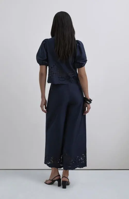 SCALPERS Satenemb Culottes
