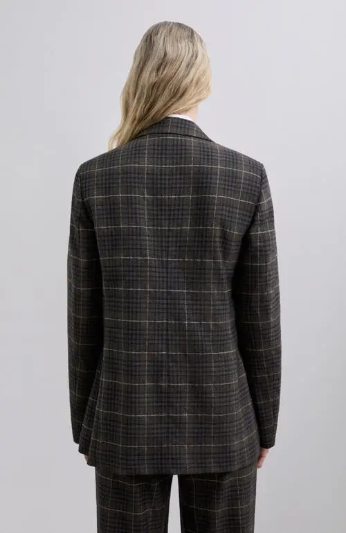 SCALPERS Checked Blazer - Browncheck