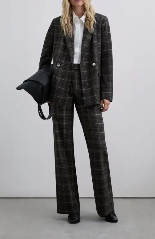 SCALPERS Checked Blazer - Browncheck