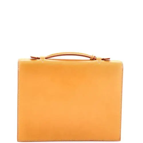 Hermès Sac A Depeches Bag Vache 27 - Natural