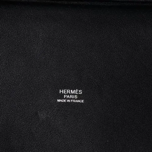 Hermès Picotin Lock Bag Felt With Leather Pm - Blue
