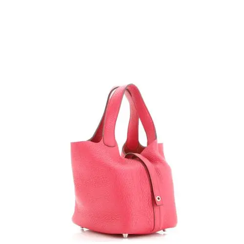 Hermès Picotin Lock Bag Clemence Pm - Pink