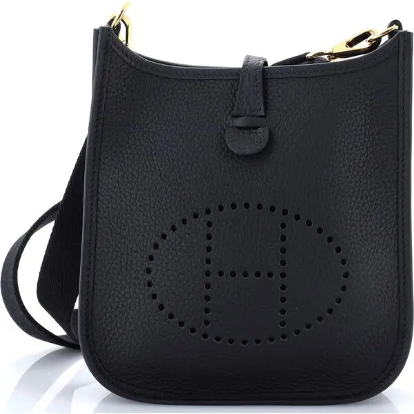 Hermès Evelyne Bag Gen Iii Clemence Tpm - Noir