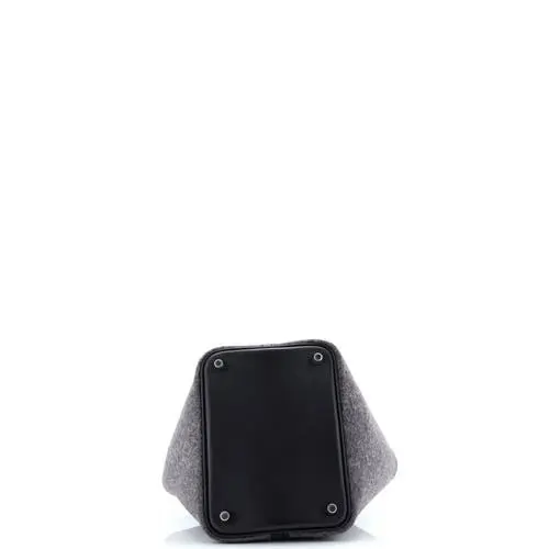 Hermès Picotin Lock Bag Felt With Leather Pm - Grey