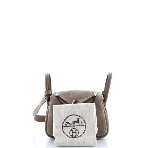 Hermès Lindy Bag Grizzly And Swift Mini - Gris Caillou