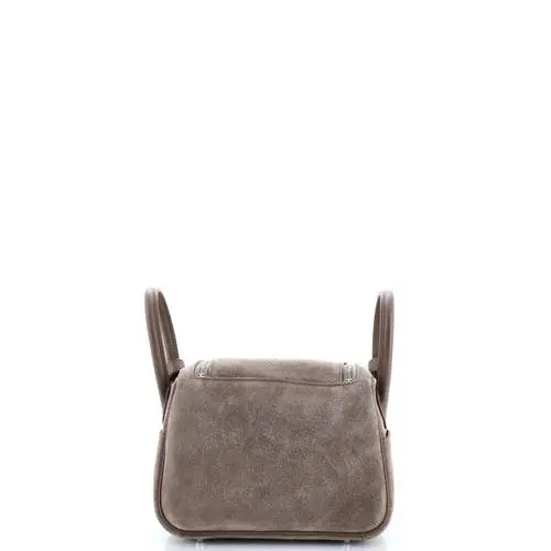 Hermès Lindy Bag Grizzly And Swift Mini - Gris Caillou